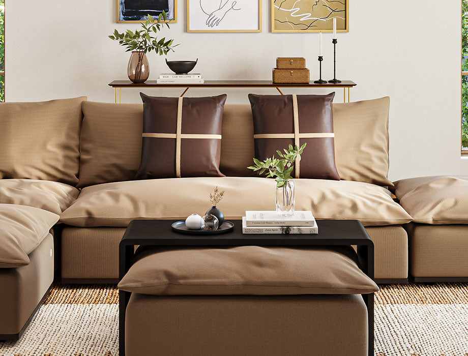 Explore Elegant L-Shaped Sofa Designs for a Modern Living Room – Interwood